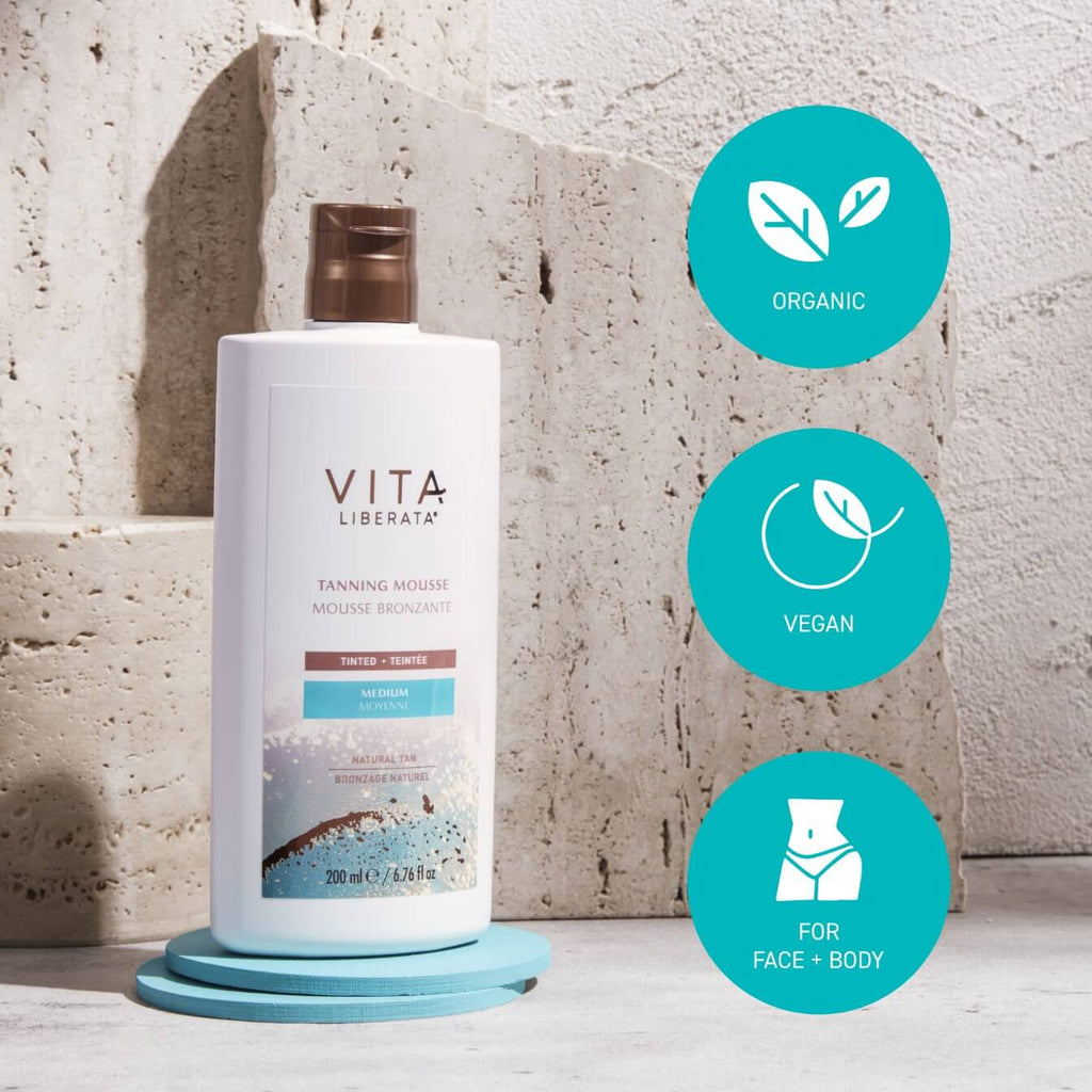 Clear Tanning Mousse Medium: The Fast-Drying, Golden Self-Tan | Vita ...